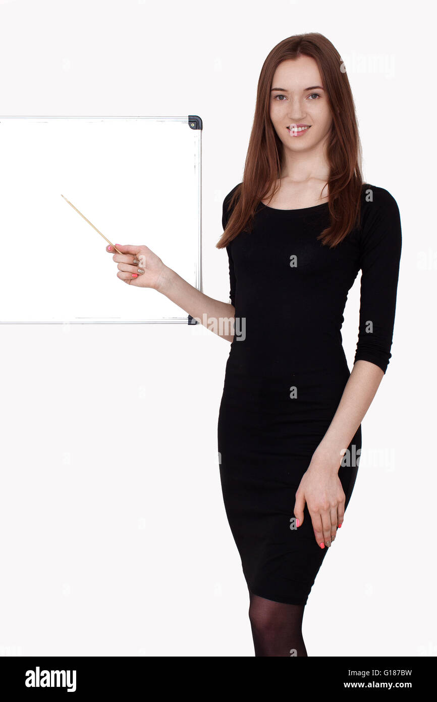 Portrait of coaching woman Stock Photo - Alamy