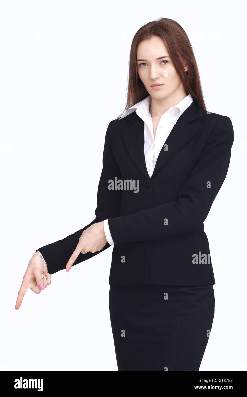 Point at down hi-res stock photography and images - Alamy
