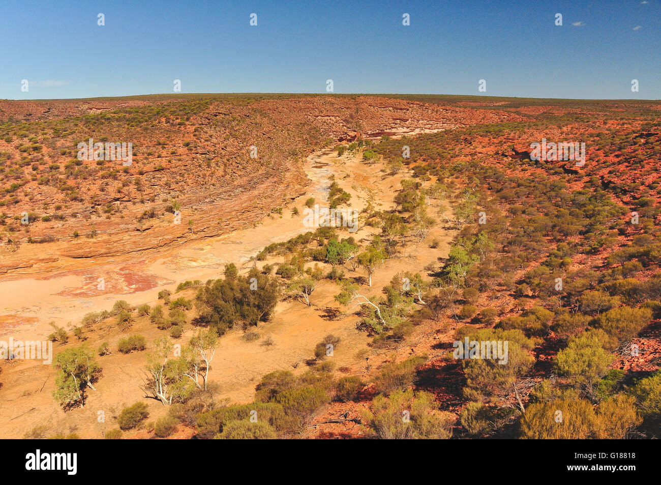 Outback scenery in kalbarri National Park, Western Australia Stock ...