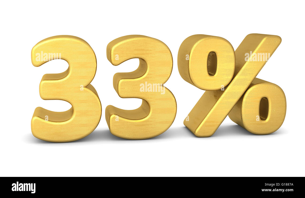 33 percent Cut Out Stock Images & Pictures - Alamy