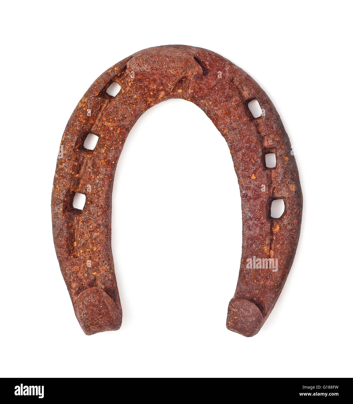 rusty horse shoe Stock Photo - Alamy