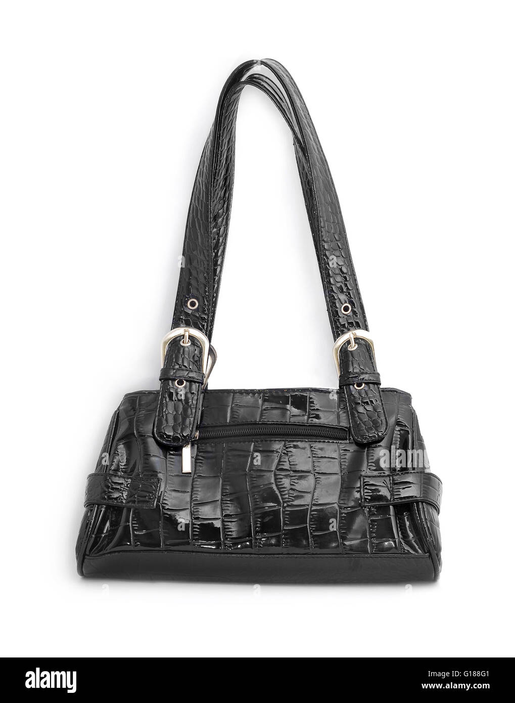 Black leather pattern bag hi-res stock photography and images - Alamy