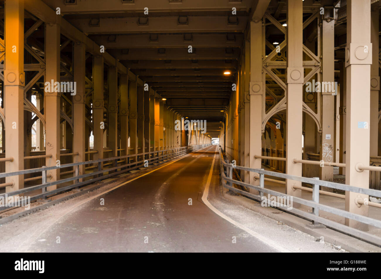 The Interior of The High-Level Bridge (1849), a Grade I Listed Road ...