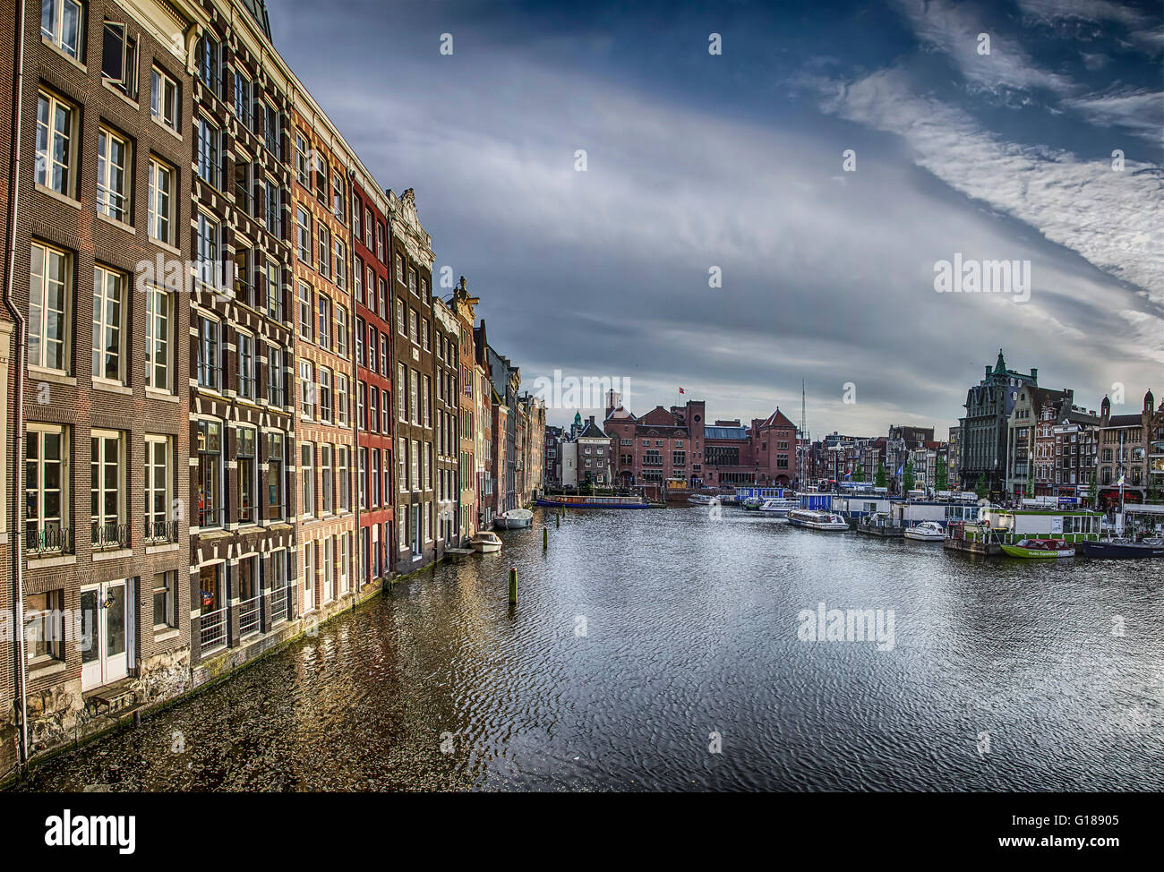 Traditional old buildings in Amsterdam, the Netherlands Stock Photo - Alamy