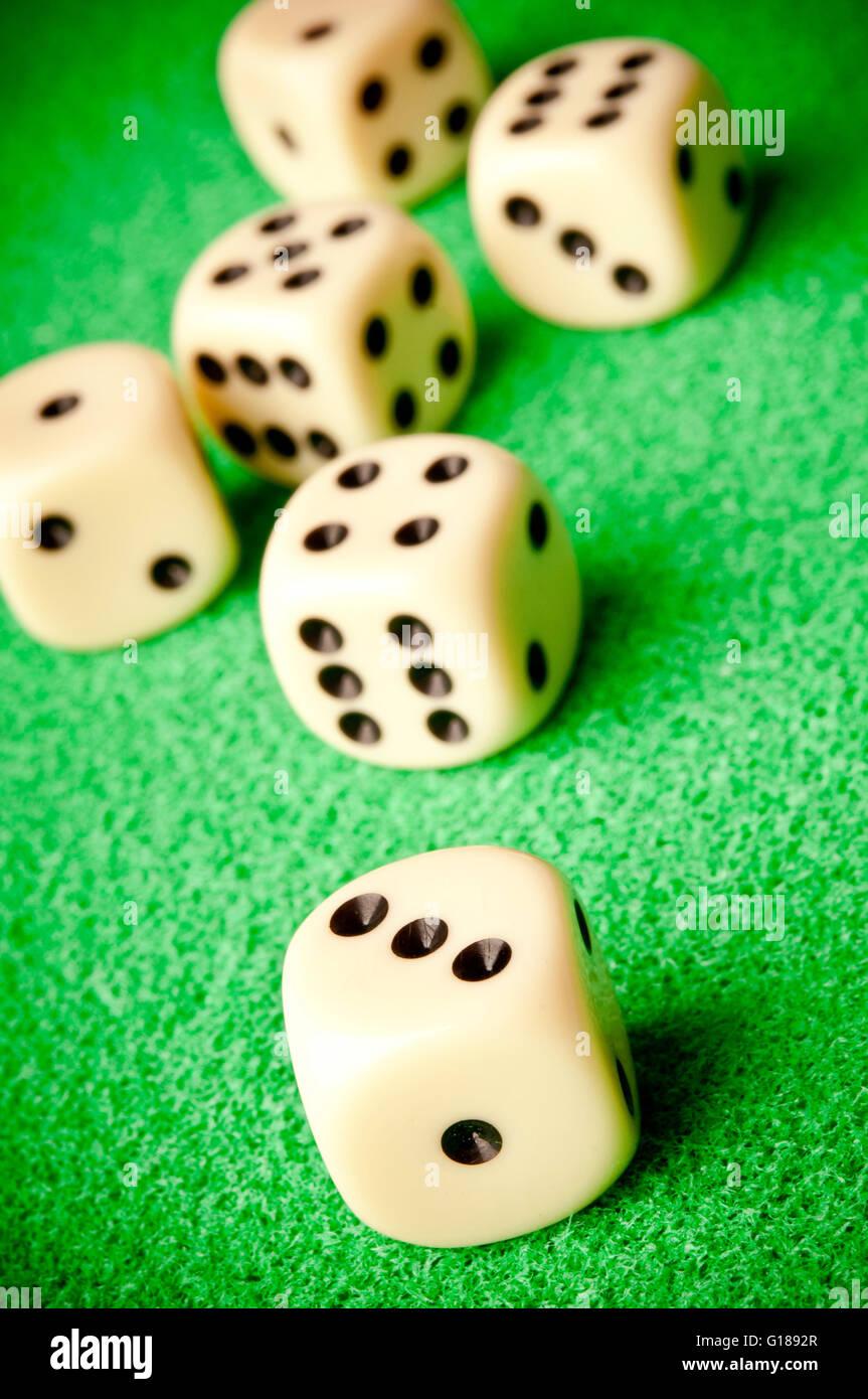 Six dice hi-res stock photography and images - Alamy