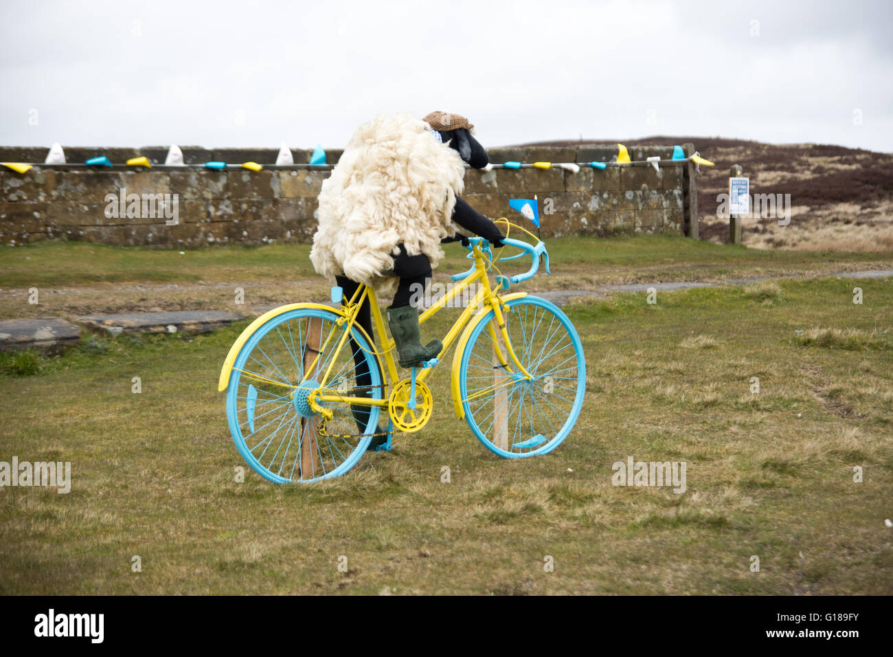 Tour De Yorkshire on Blakey Ridge. North Yorkshire Stock Photo - Alamy