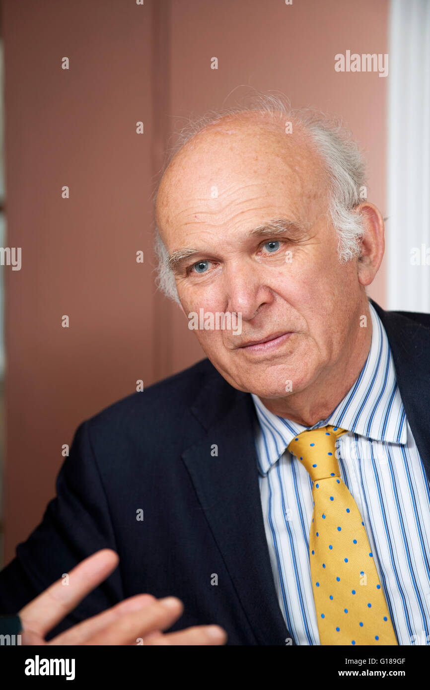 Sir John Vincent Vince Cable High Resolution Stock Photography and ...