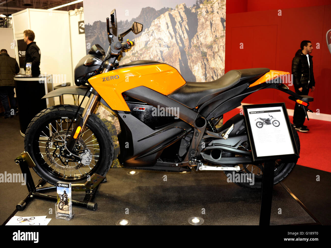 American Zero S Electric Motorcycle, Paris Motorcycle Show, France ...