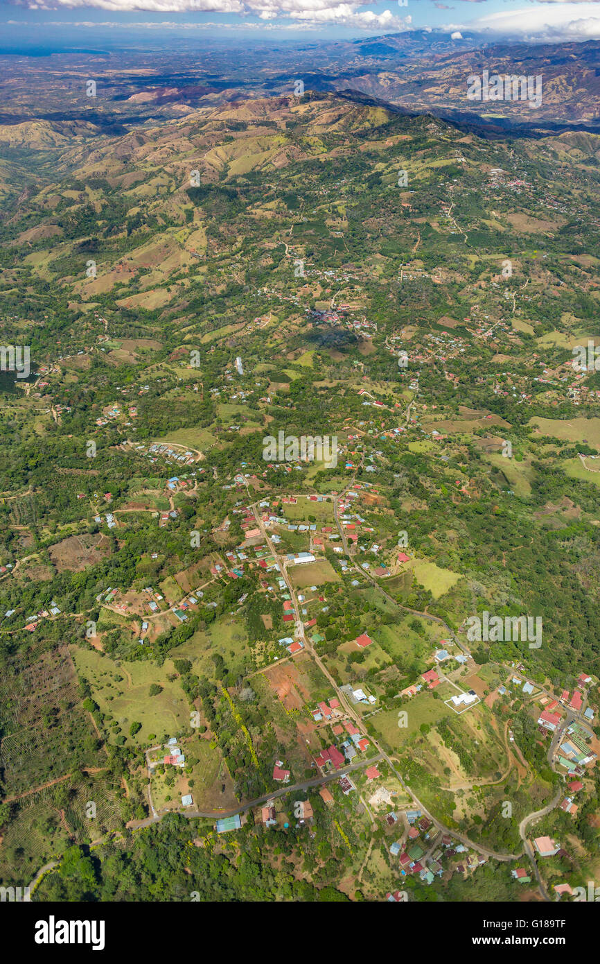 COSTA RICA - Aerial view of landscape Stock Photo - Alamy
