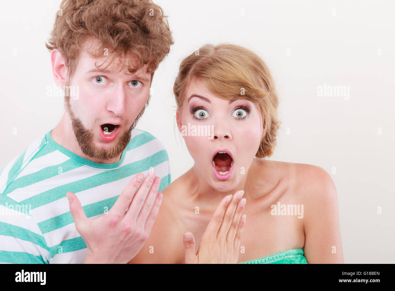 Mouth open wide woman closeup hi-res stock photography and images - Alamy