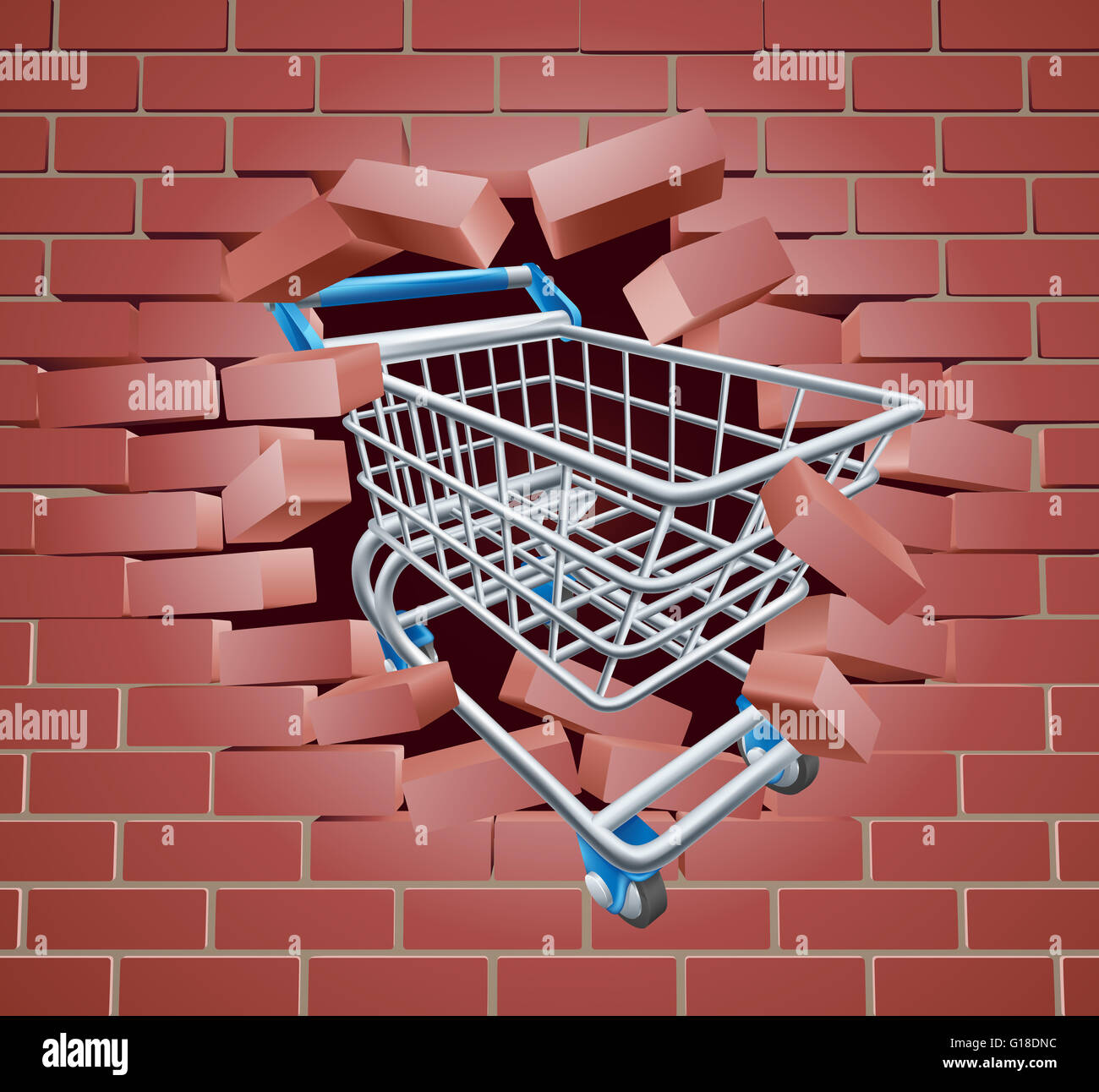 Breaking through bricks hi-res stock photography and images - Alamy