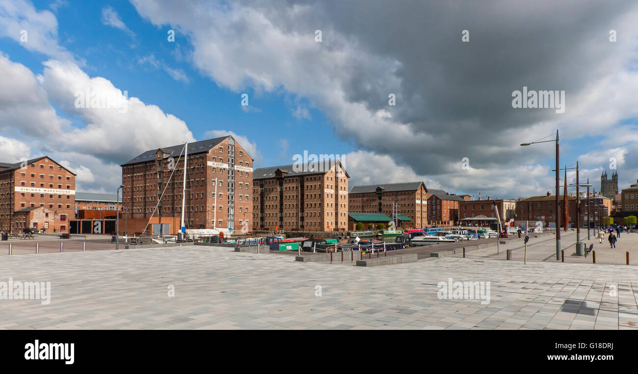 Gloucester city centre. UK Stock Photo - Alamy