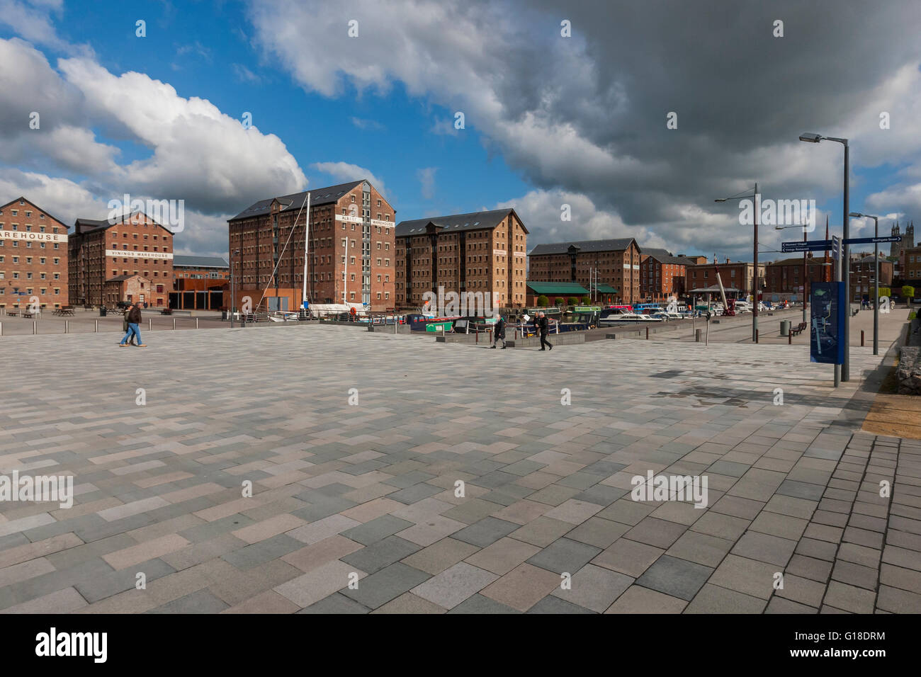 Gloucester city centre. UK Stock Photo - Alamy