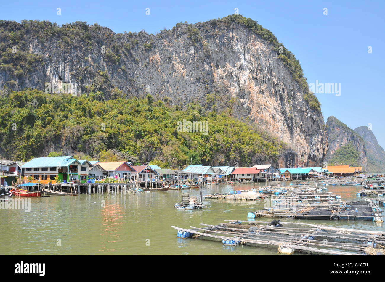 Koh Panyi (Floating Muslim Village) Thailand Stock Photo - Alamy