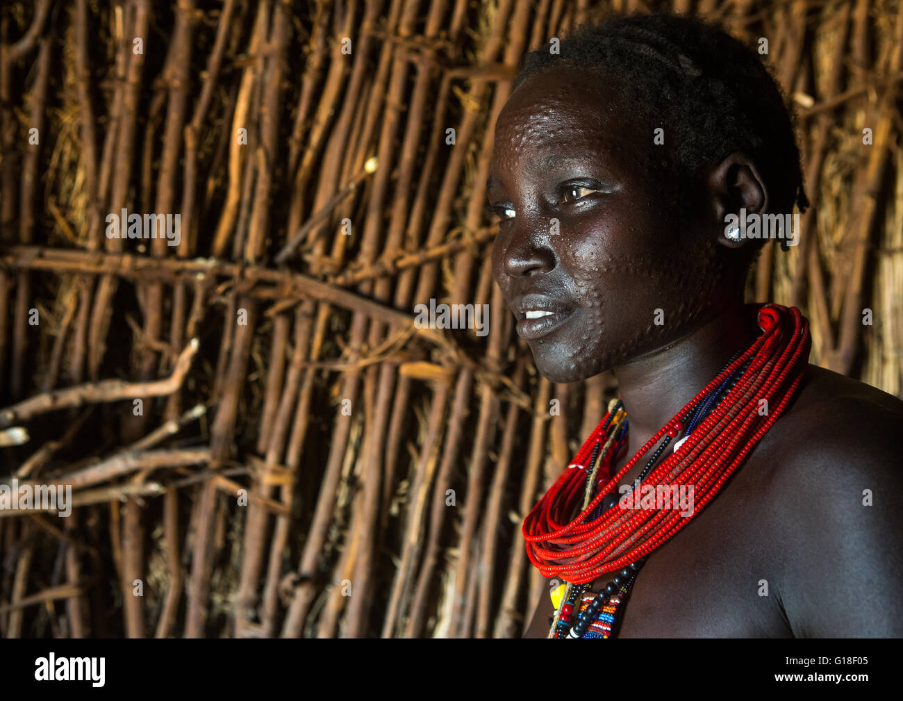 Scarified face hi-res stock photography and images - Alamy