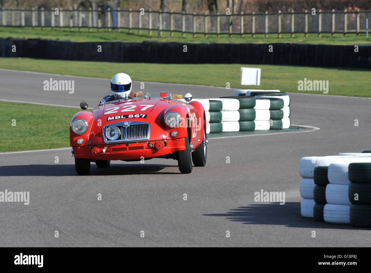 'Mabel" famous works racing team MGA race car and the oldest surviving ...