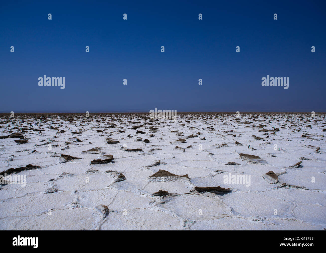 Salt mining in danakil depression, Afar region, Dallol, Ethiopia Stock ...
