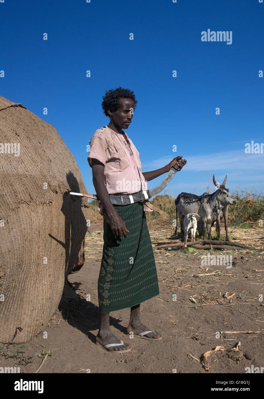 Afar tribe knife ethiopia hi-res stock photography and images - Alamy
