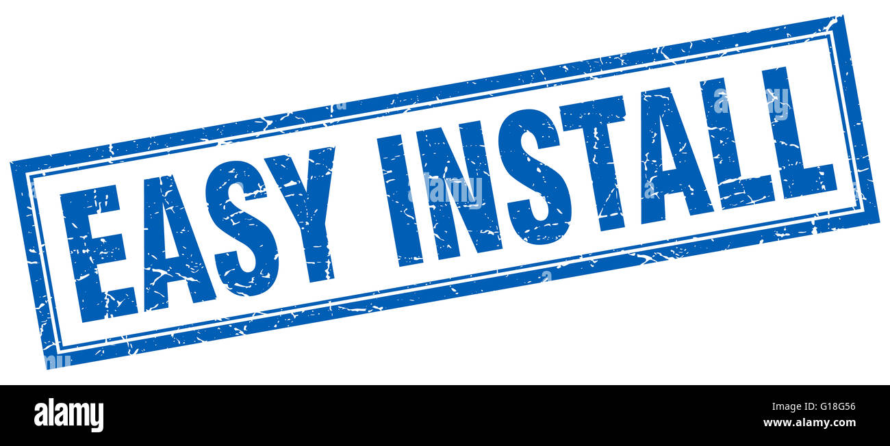 Easy install rubber stamp hi-res stock photography and images - Alamy