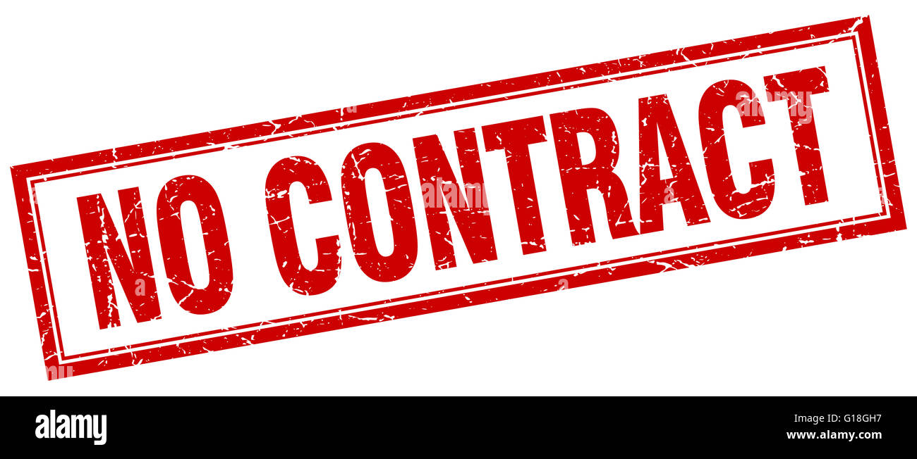 No contract stamp square hi-res stock photography and images - Alamy