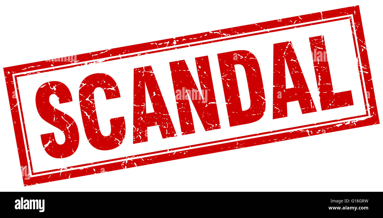 Scandal stamp sign seal hi-res stock photography and images - Alamy