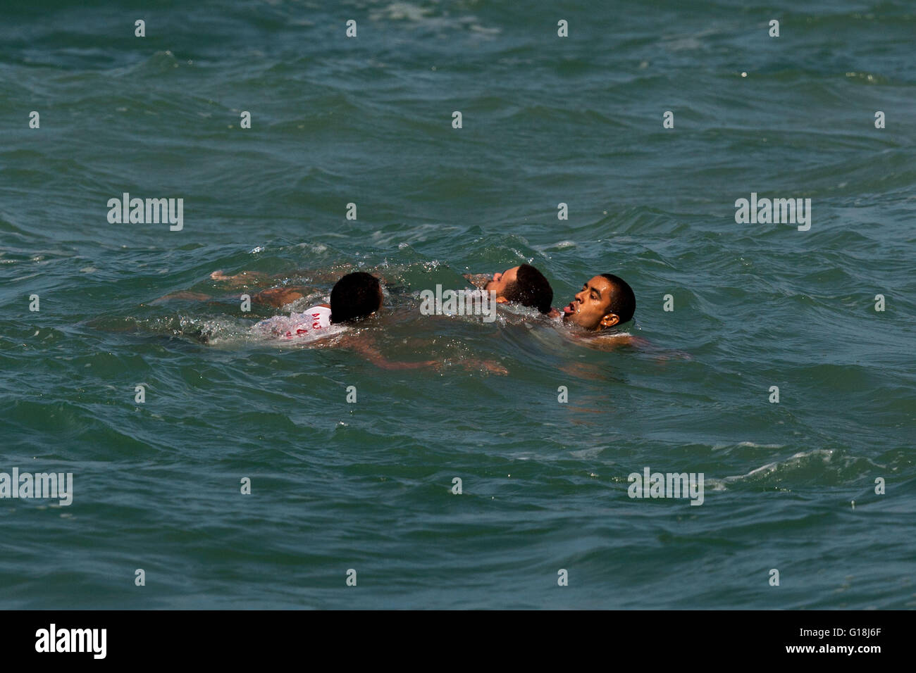 RIO DE JANEIRO, Brazil - 05/10/2016: HI RIO PRO WORLD SURFING - swimmer ...