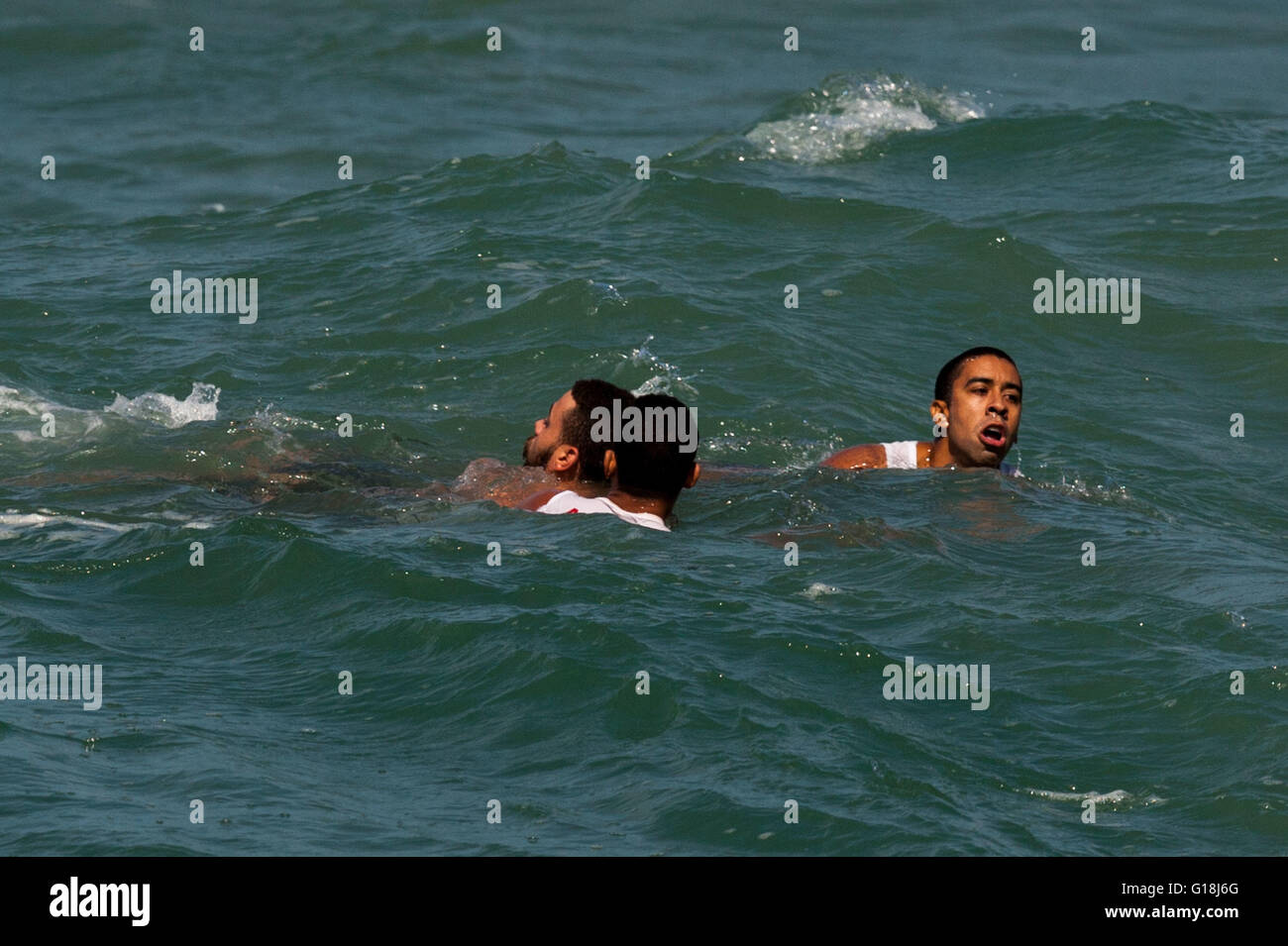 RIO DE JANEIRO, Brazil - 05/10/2016: HI RIO PRO WORLD SURFING - swimmer ...