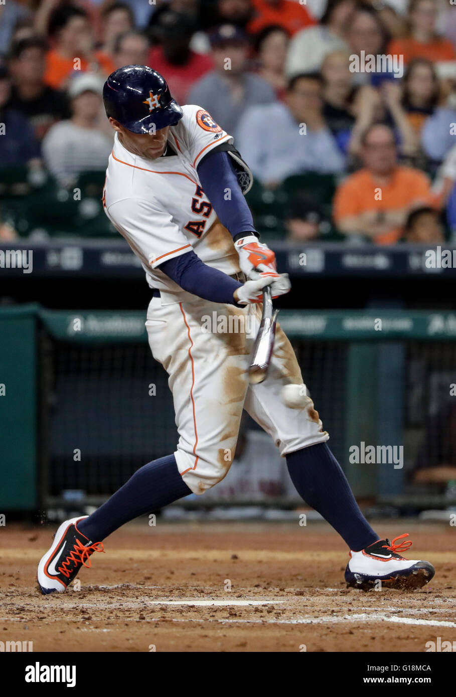 Houston, TX, USA. 10th May, 2016. Houston Astros right fielder George ...
