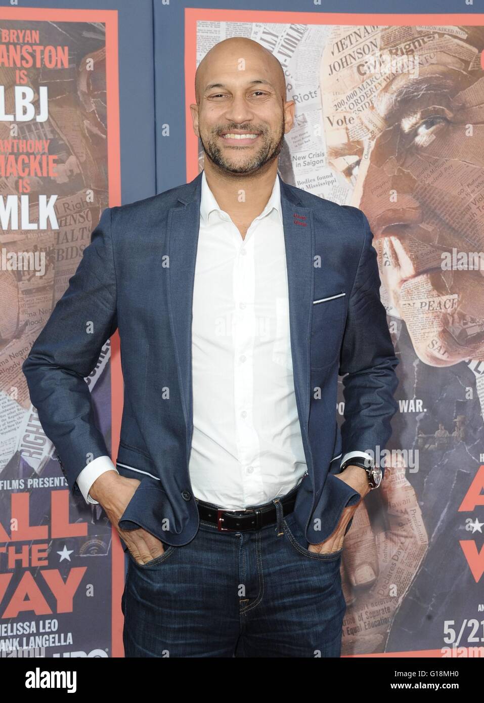 Los Angeles, CA, USA. 10th May, 2016. Keegan Michael-Key at arrivals ...