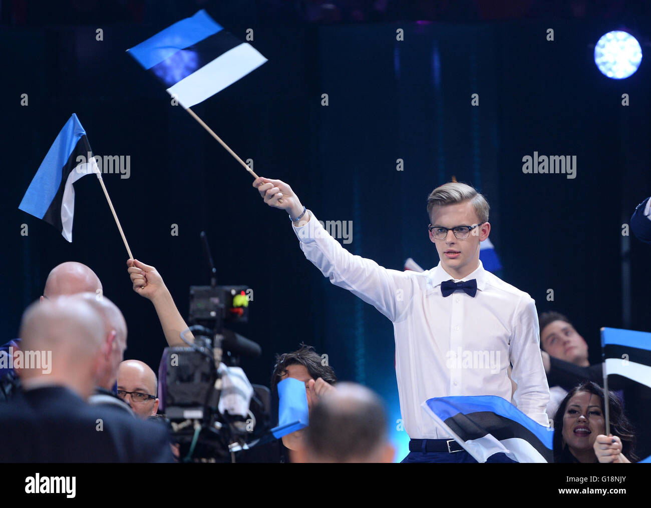 Stockholm, Sweden. 10th May, 2016. Juri Pootsmann representing Estonia ...