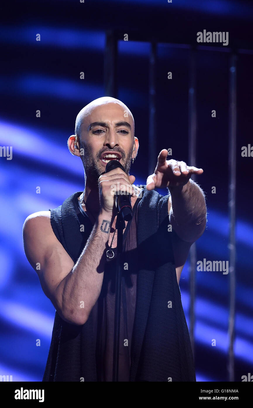 Stockholm, Sweden. 10th May, 2016. The band 'Minus One' representing ...