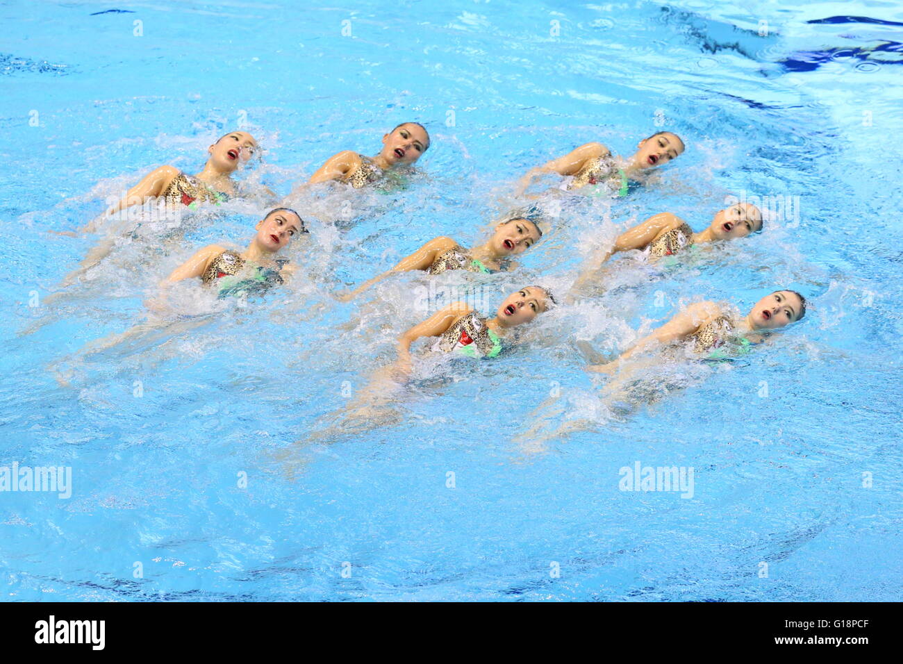 Tokyo, Japan. 1st May, 2016. Imura Synchronized swimming club team ...