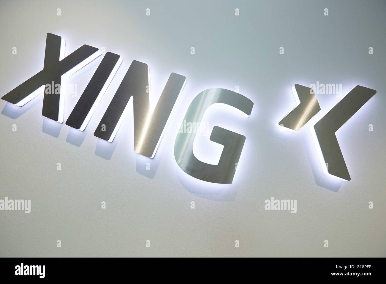 Hamburg, Germany. 10th May, 2016. A corporate logo of Xing pictured in ...