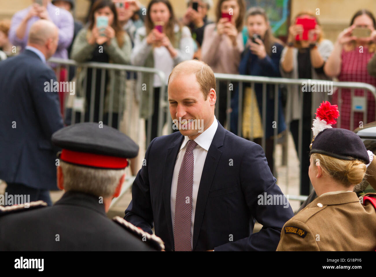 Oxford, UK 11th May 2016. HRH Prince William opens the Newly revamped ...