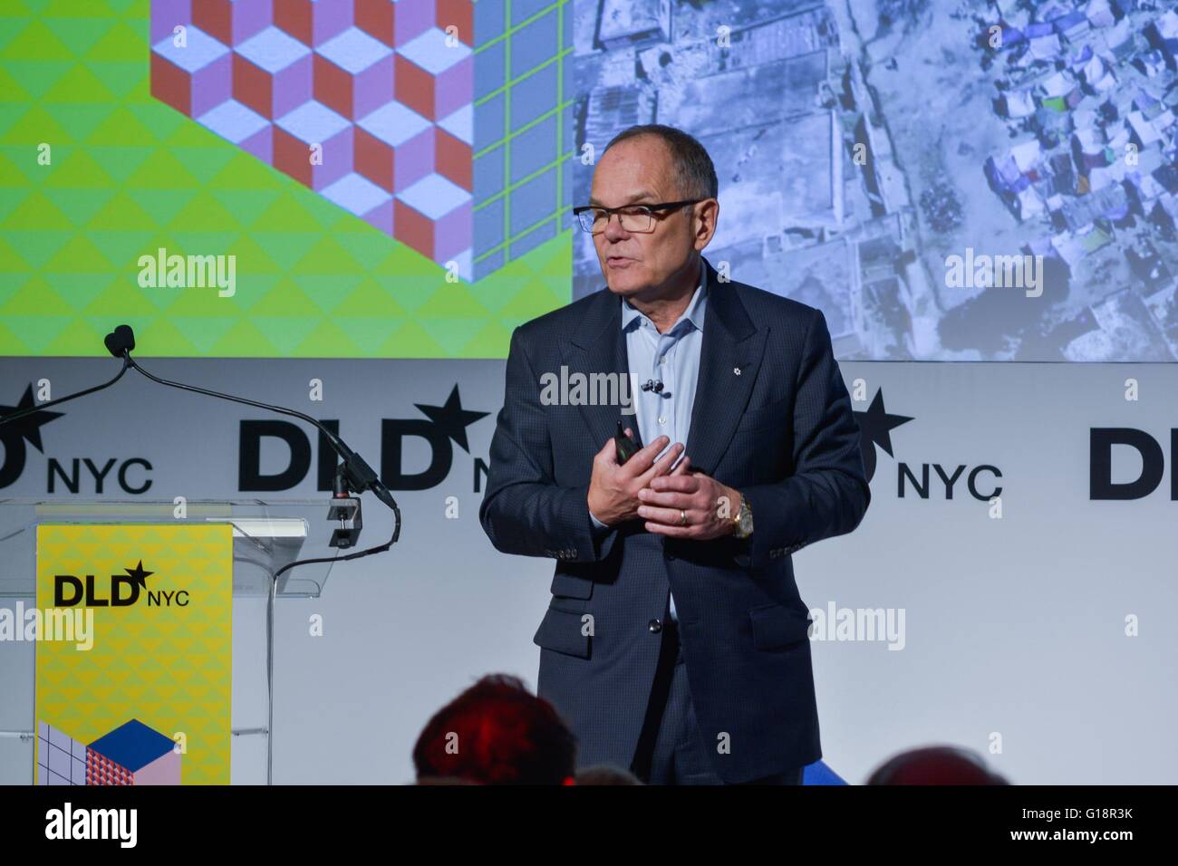 Don Tapscott (The Tapscott Group) during the DLDnyc Conference 2016 ...
