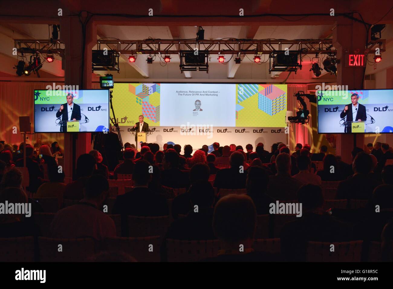Richard Edelman (Edelman) during the DLDnyc Conference 2016, Center548 ...