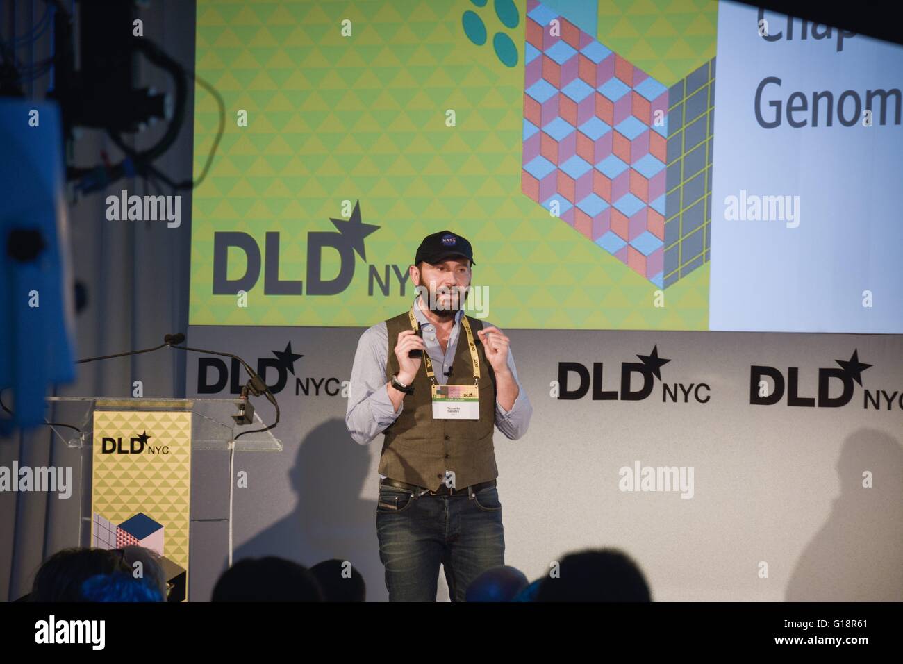 Riccardo Sabatini (Scientist/Entrepreneur) during the DLDnyc Conference ...