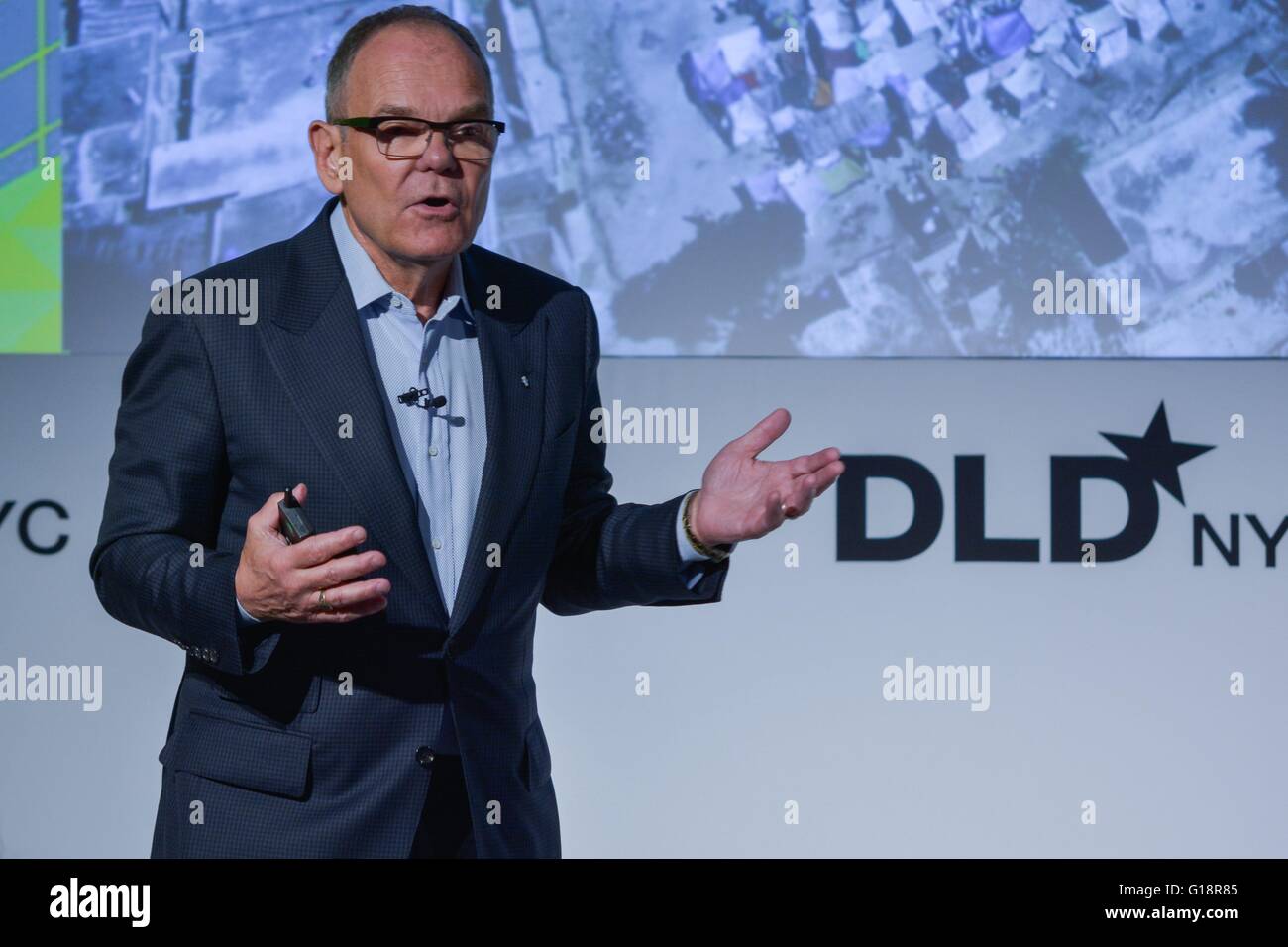 Don Tapscott (The Tapscott Group) during the DLDnyc Conference 2016 ...