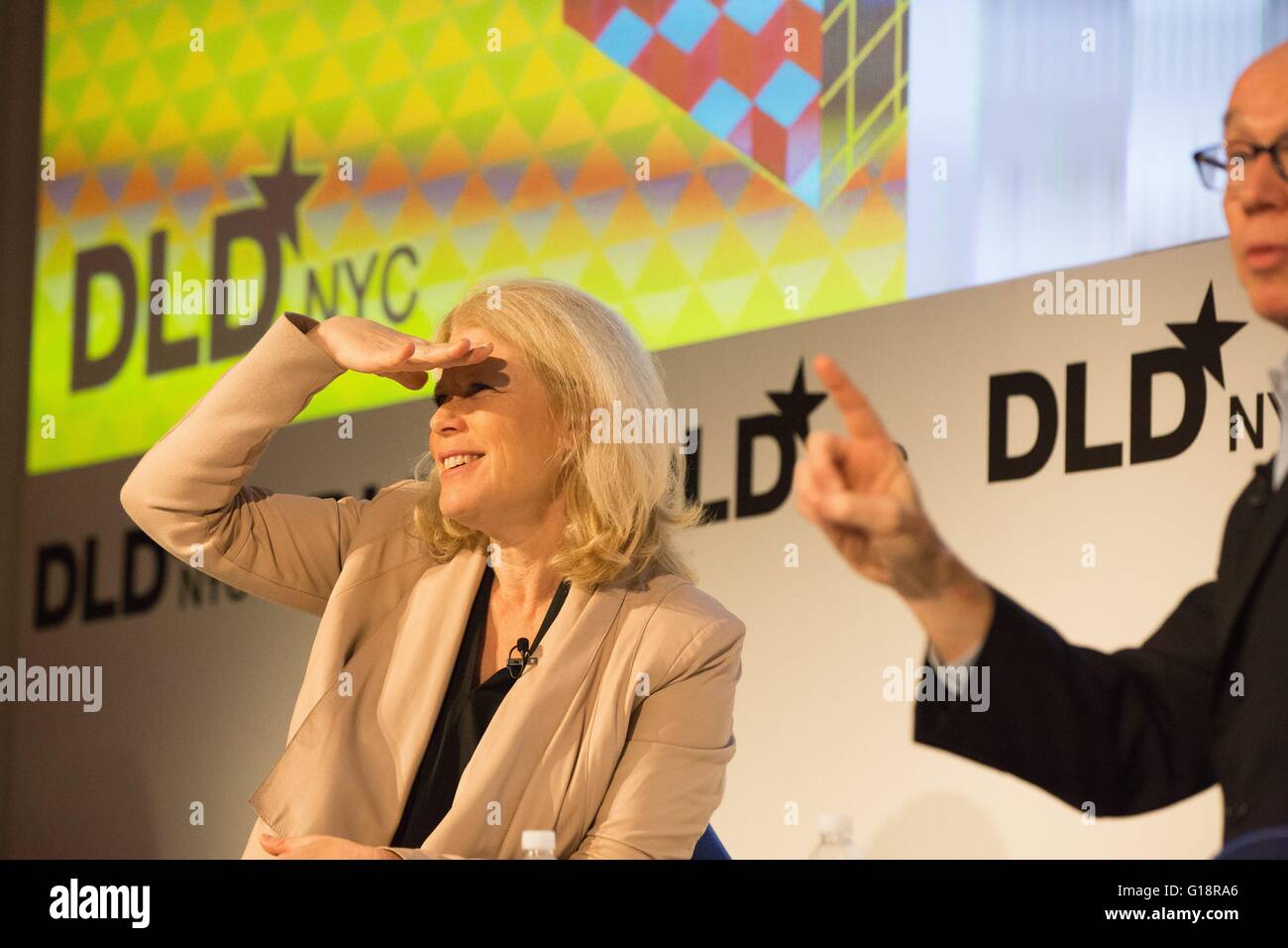 Linda Boff (GE) during the DLDnyc Conference 2016, Center548, New York ...