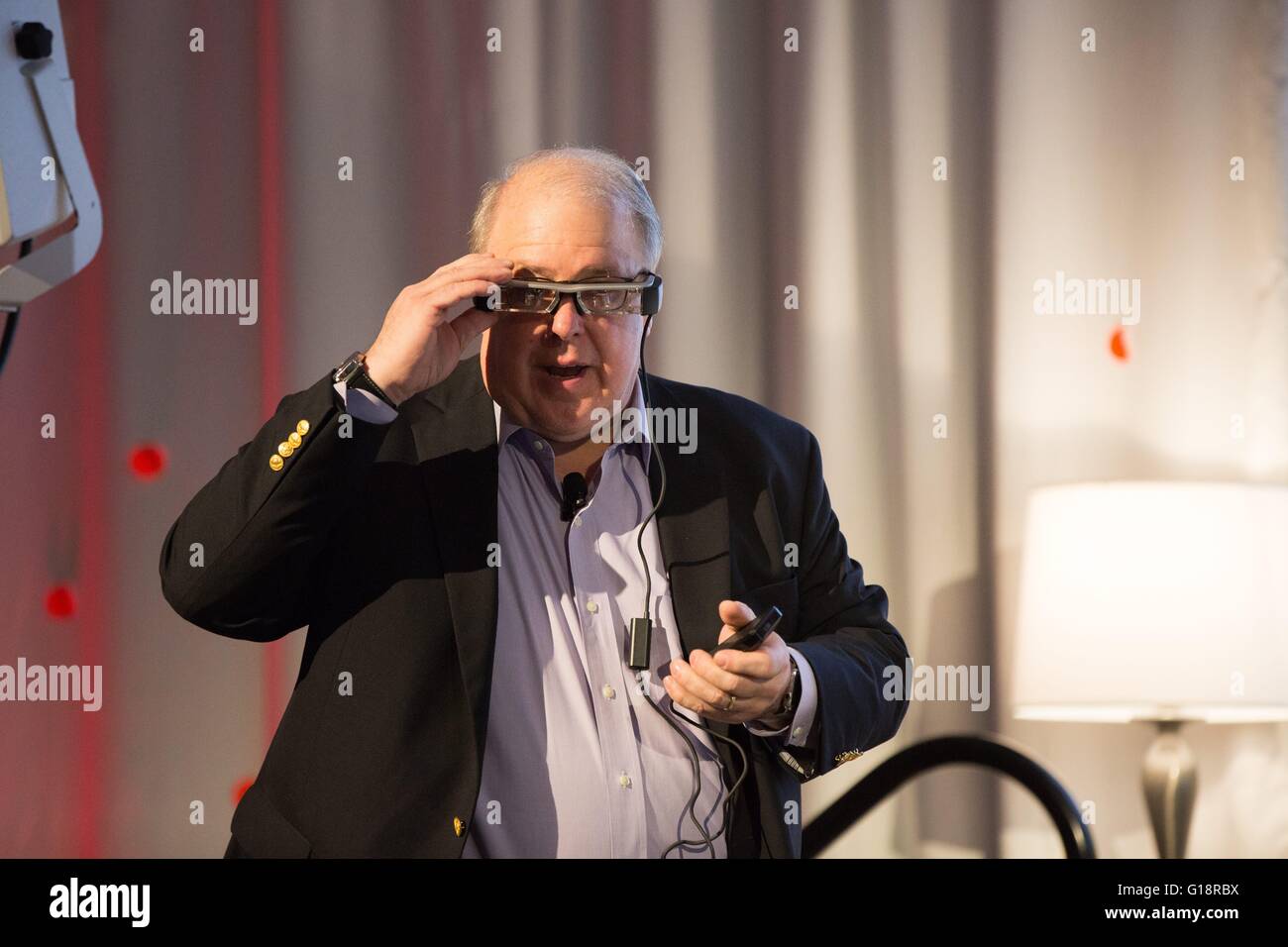 Greg Harper (Gadgetoff) during the DLDnyc Conference 2016, Center548 ...