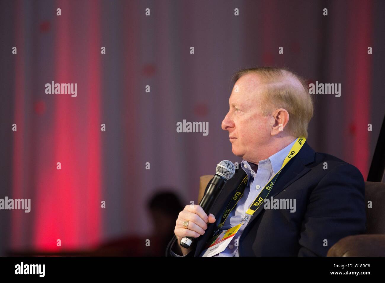 Howard Morgan (Firstround Capital) during the DLDnyc Conference 2016 ...