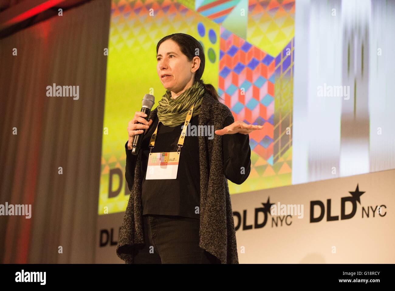 Ellen Jorgensen (Genspace) during the DLDnyc Conference 2016, Center548 ...