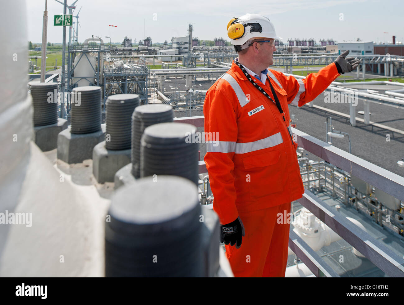 Emden, Germany. 11th May, 2016. The Gassco General Manager Alfred ...