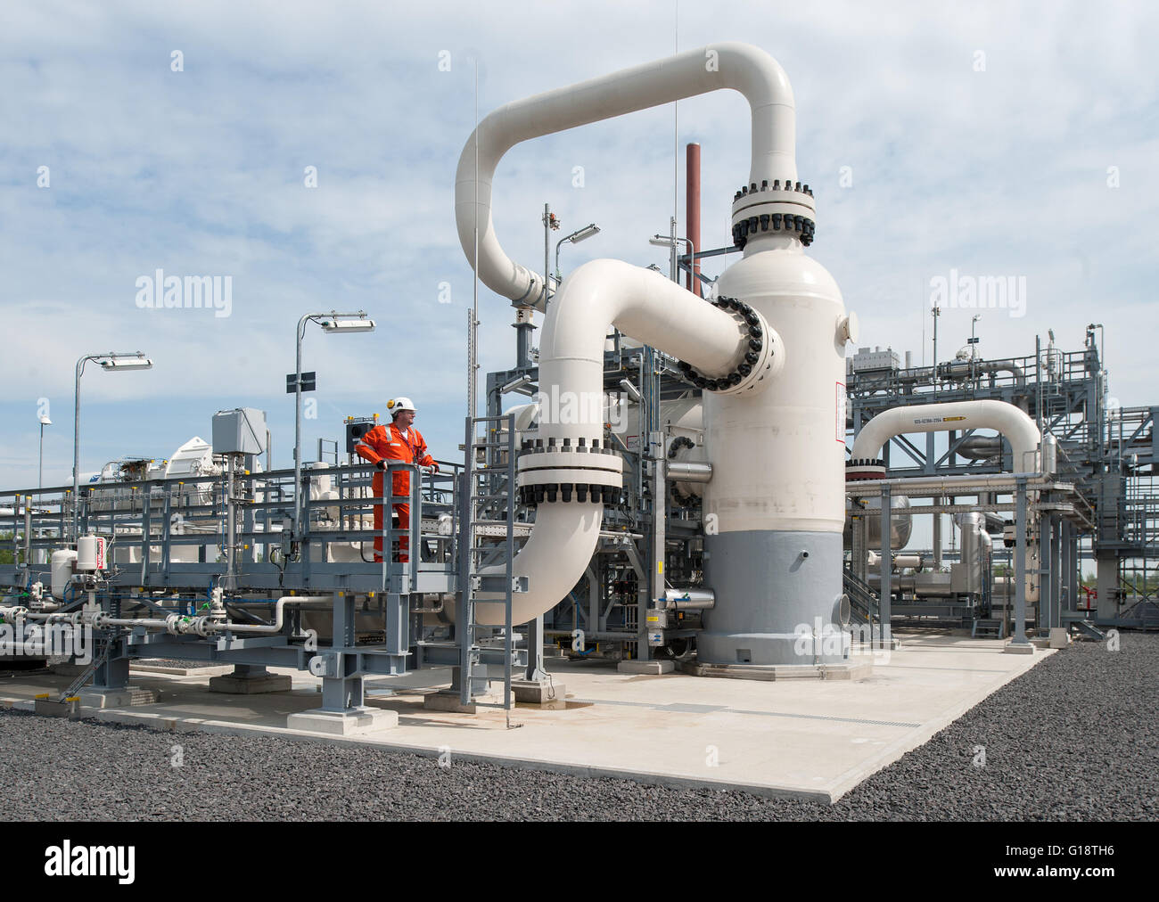 Emden, Germany. 11th May, 2016. The Gassco General Manager Alfred ...