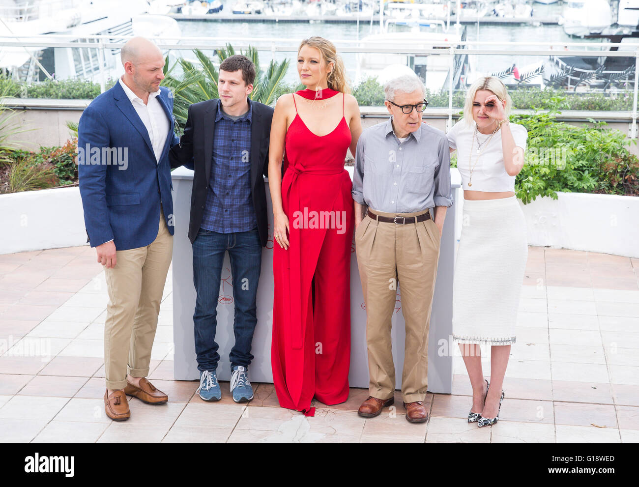 Cannes, France. 11th May, 2016. Corey Stoll, Jesse Eisenberg, Blake ...