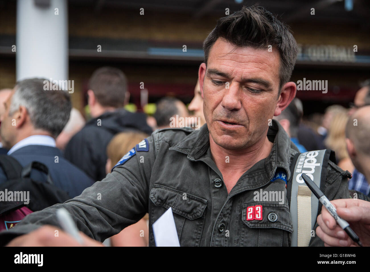 London, UK. 10th May, 2016. Steve Jones, who made 24 appearances for ...