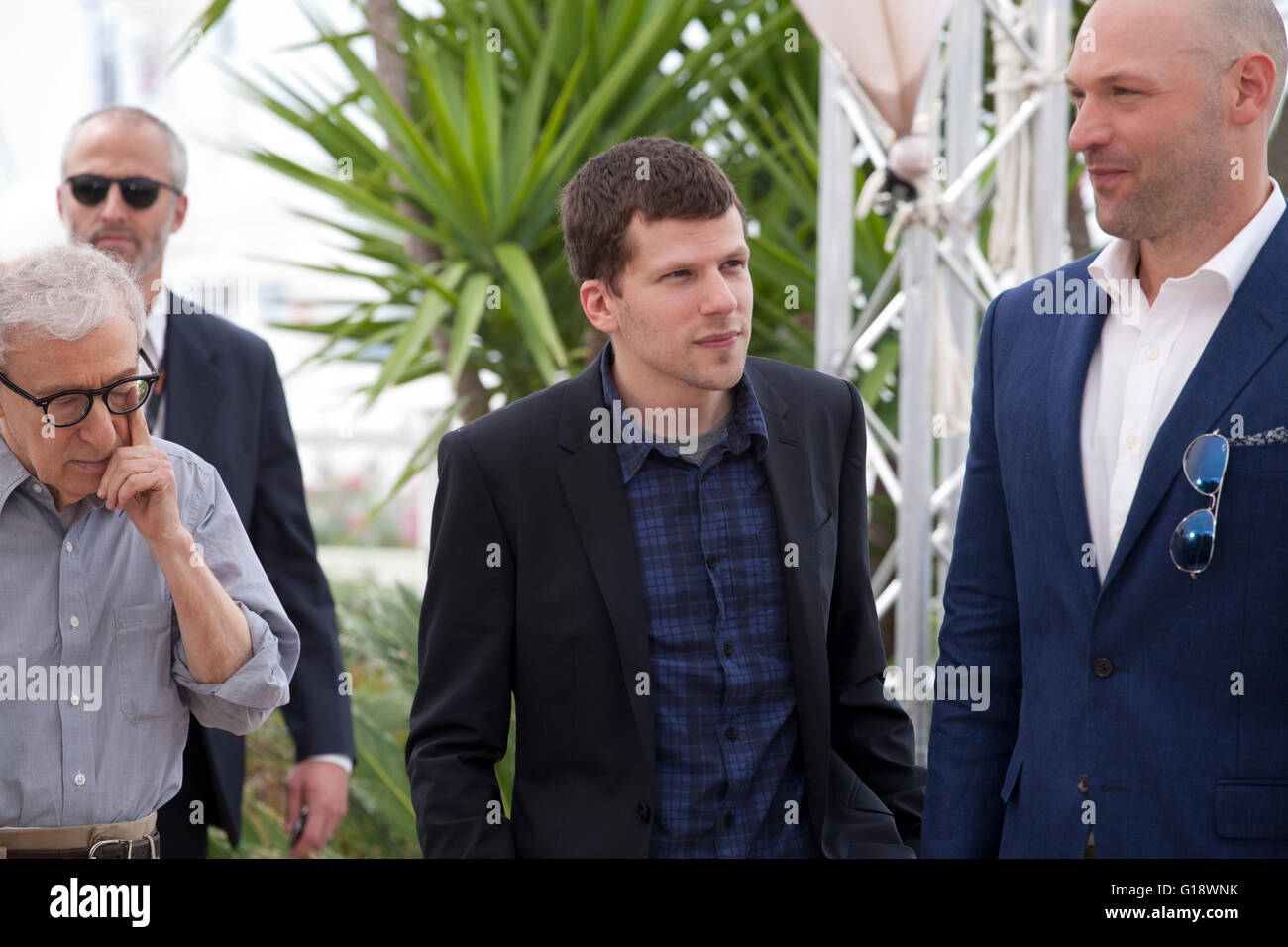 Cannes, France. 11th May, 2016. Director Woody Allen, Actor Jesse ...
