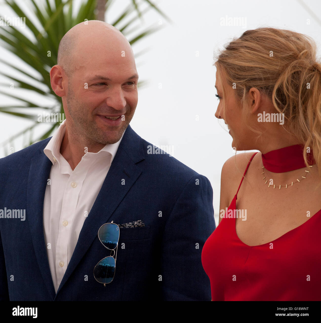 Cannes, France. 11th May, 2016. Actor Corey Stoll and Actress Blake ...