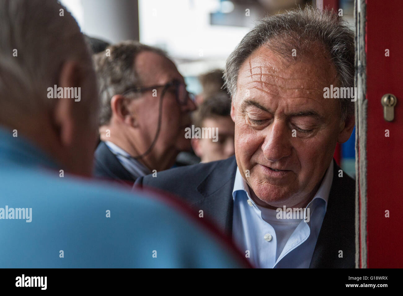 London, UK. 10th May, 2016. Roger Cross, former chief scout of West Ham ...