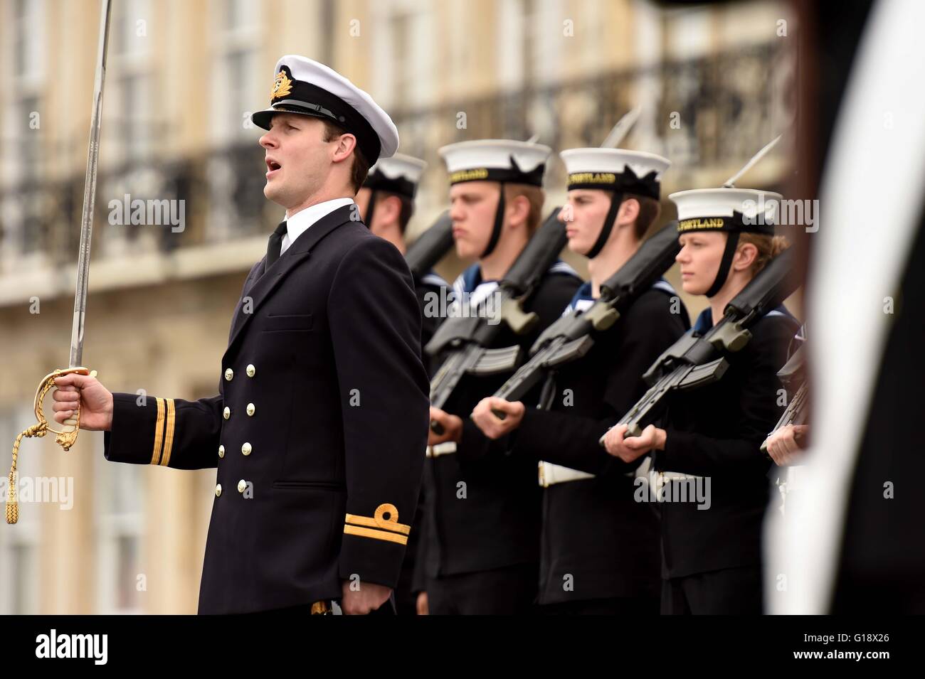 Crew hms portland mark freedom hi-res stock photography and images - Alamy